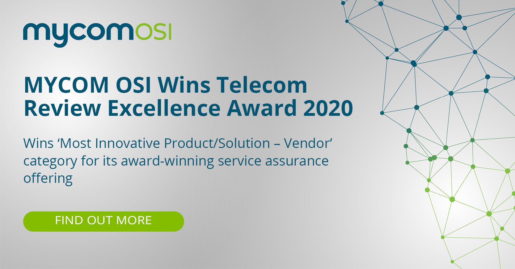 MYCOM OSI Wins Telecom Review Excellence Award 2020 - Mycom