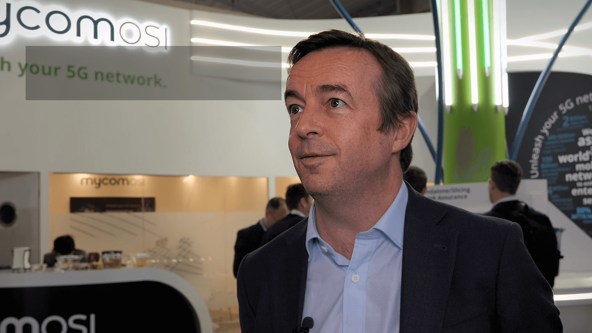 Andrew Coll, CEO, MYCOM OSI at MWC, Barcelona - Mycom