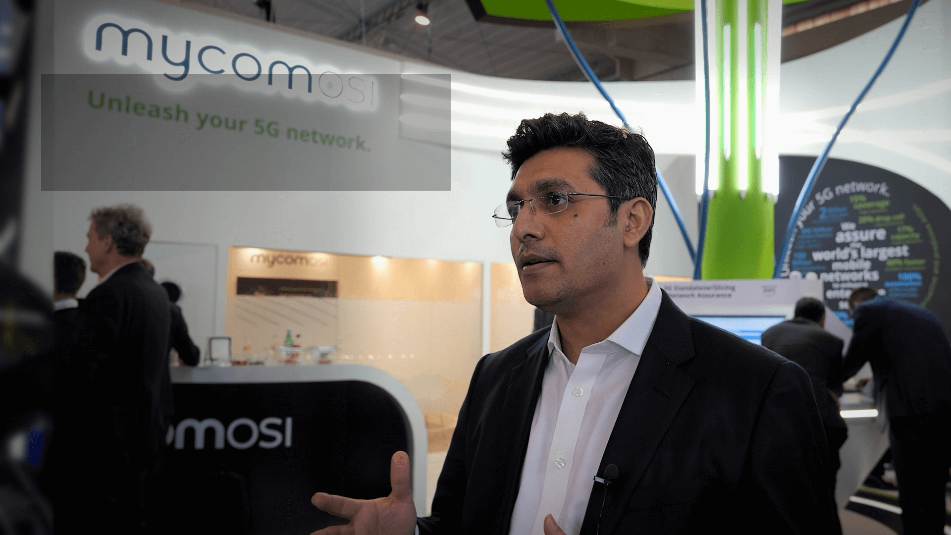 Ankur Parashar, EVP, Global Head of Sales, MYCOM OSI at MWC, Barcelona ...