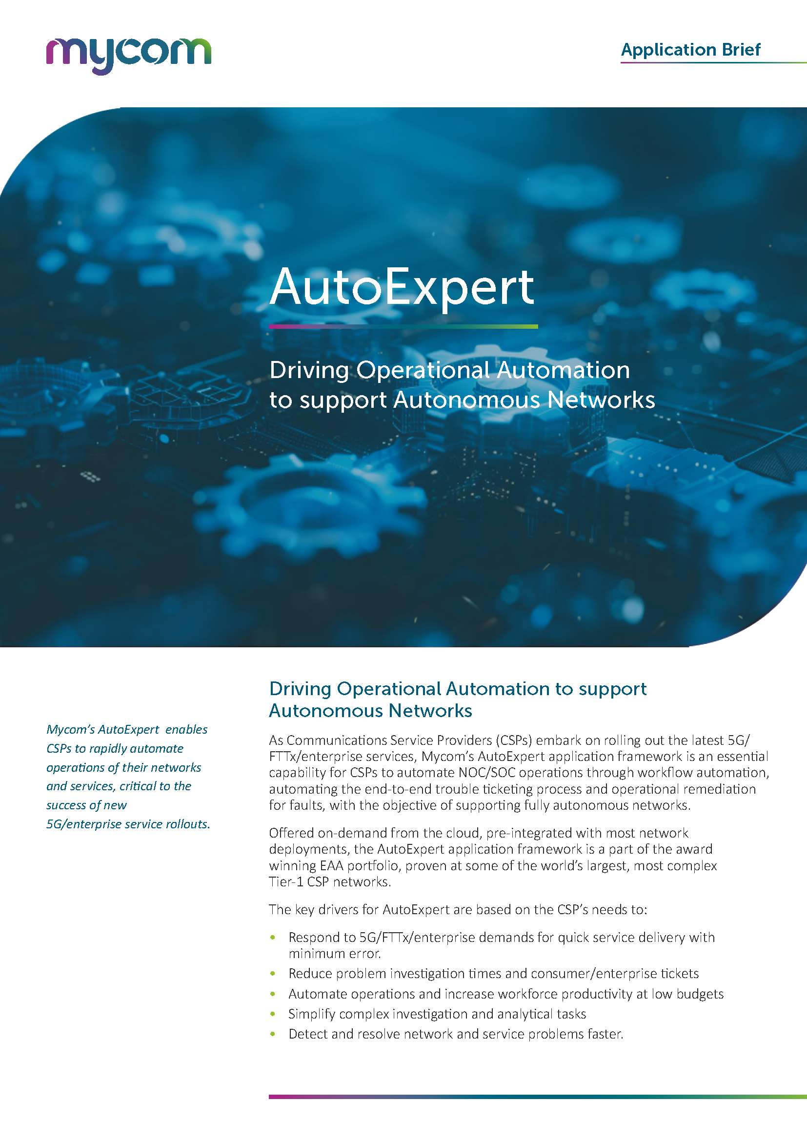 Application Brief | MycomEye app - Mycom